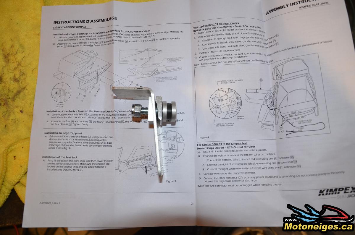 How to install the Kimpex Seat Jack, step by step - SledMagazine.com