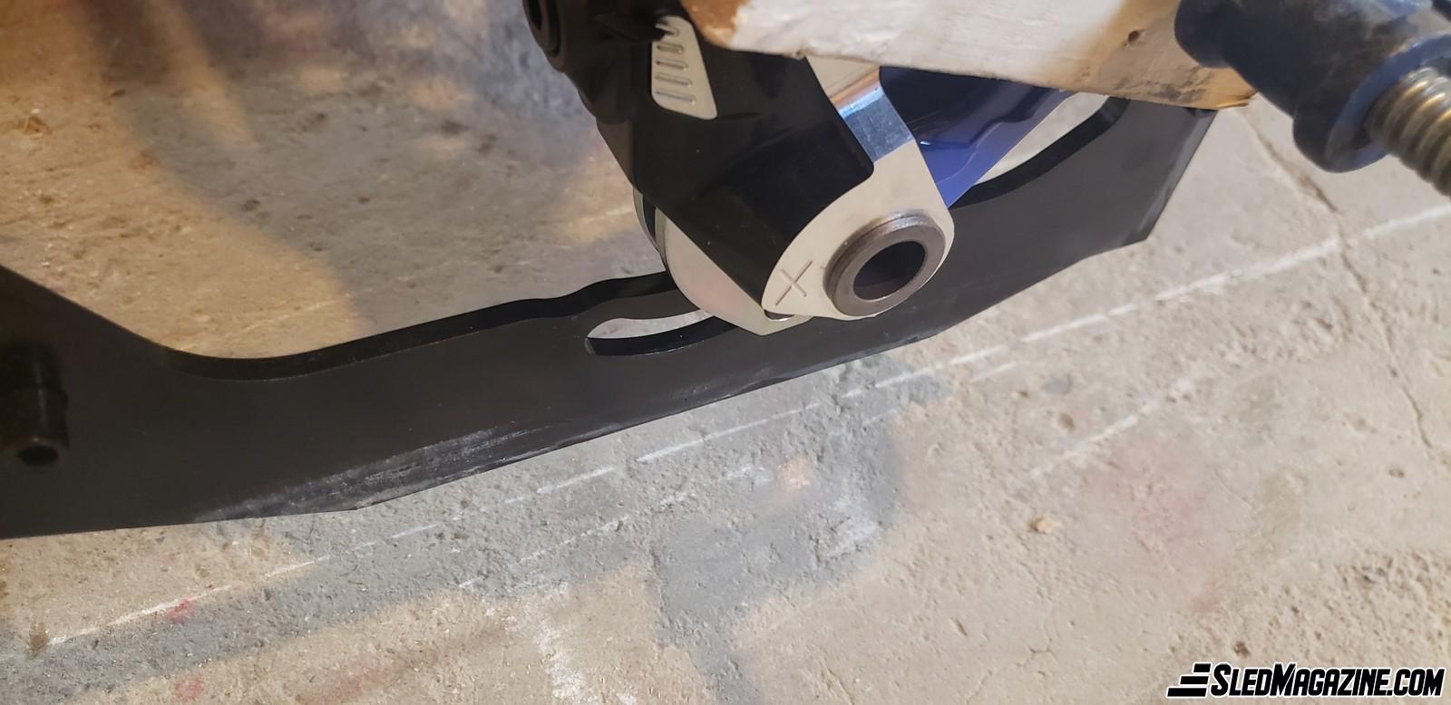 Installation of Kimpex Rouski on Pilot TS Skis - SledMagazine.com