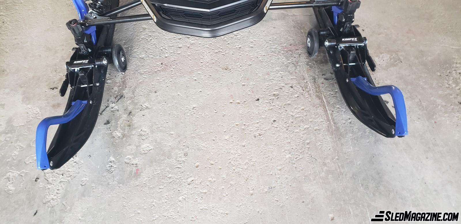 Installation of Kimpex Rouski on Pilot TS Skis - SledMagazine.com