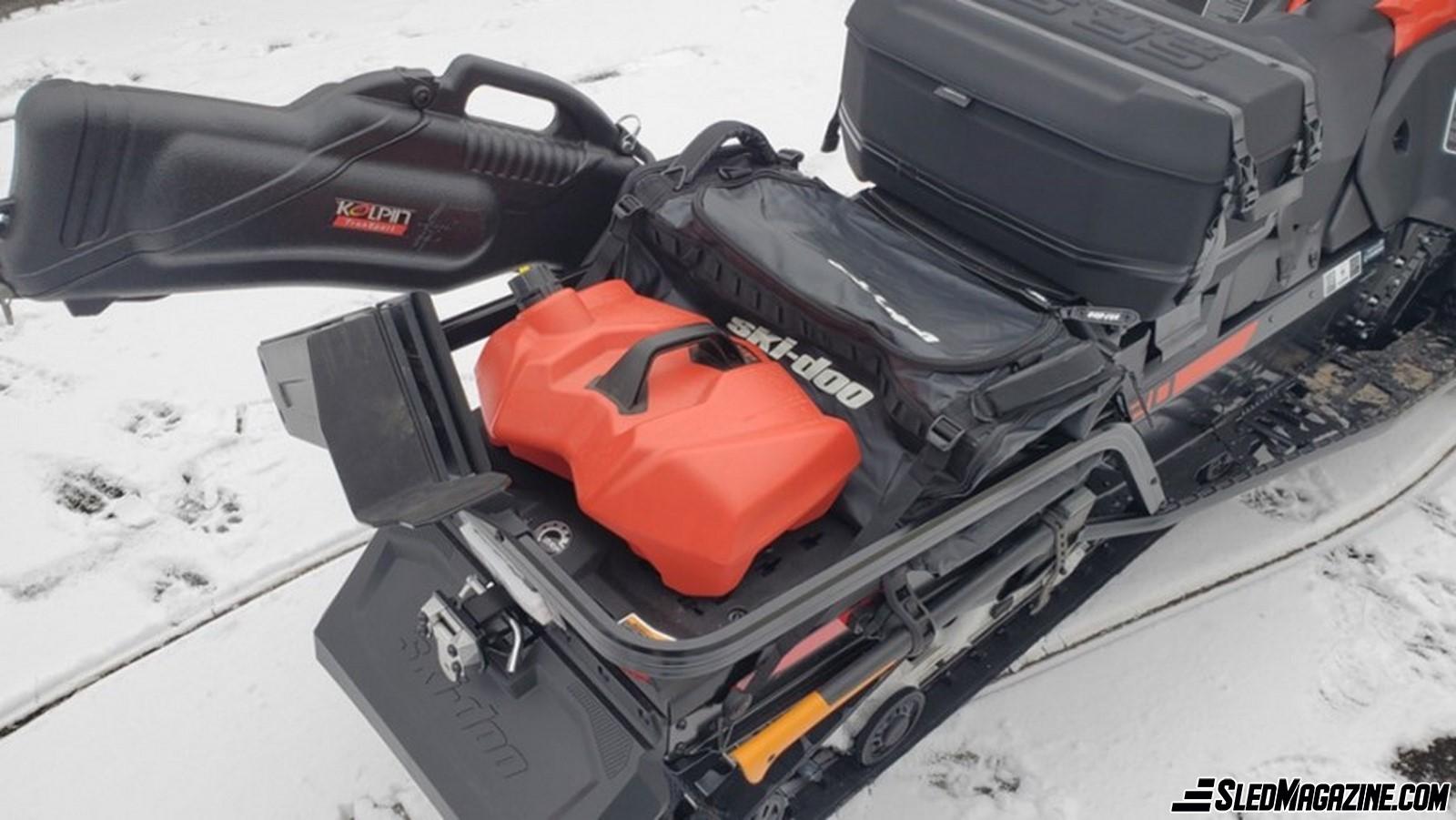 The Rear End of the 2021 Skandic REV Gen4 - SledMagazine.com