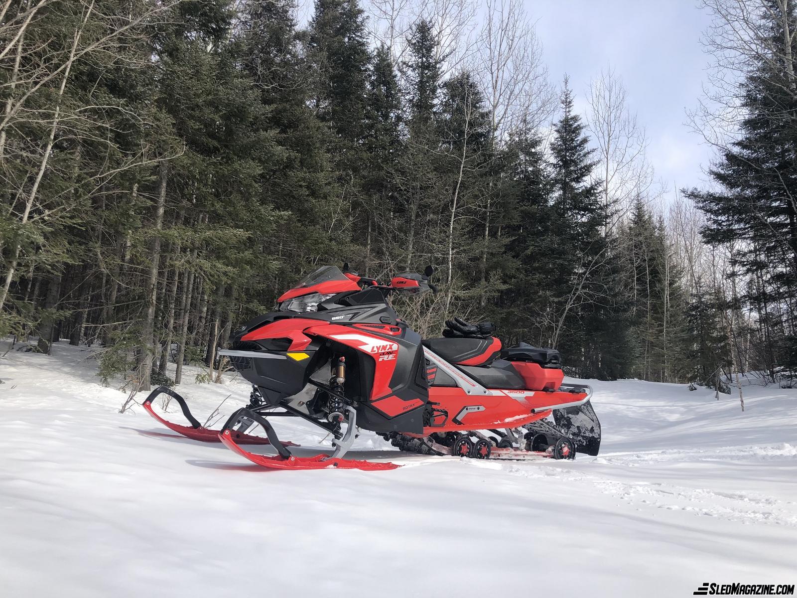 Lynx RAVE RE 850 E-TEC 2022 Review - SledMagazine.com