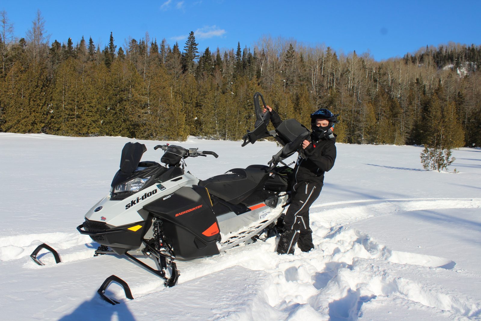 Review: Ski-Doo 1+1 Linq Seat System - SledMagazine.com