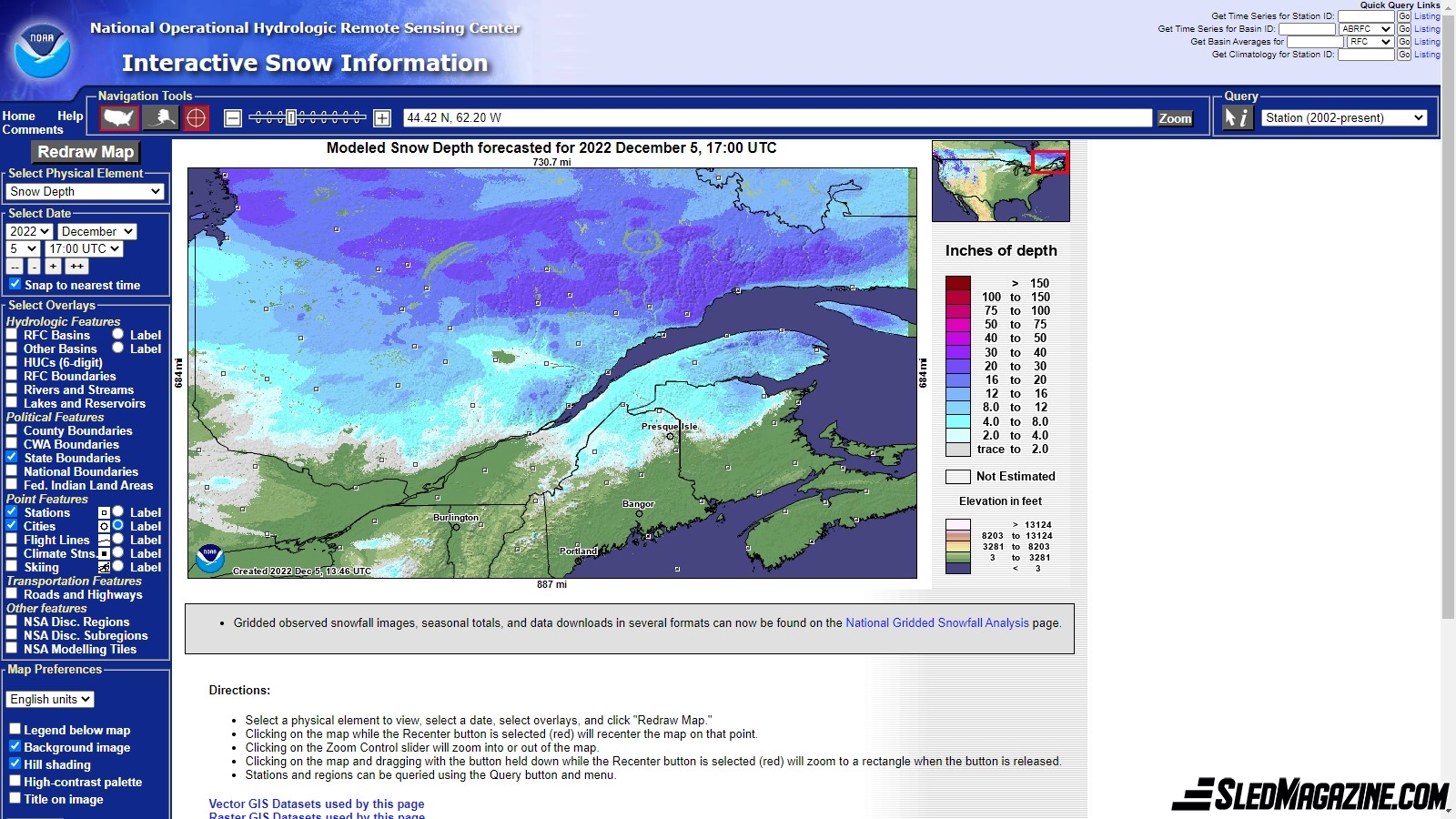 Snow conditions on the ground| SledMagazine.com