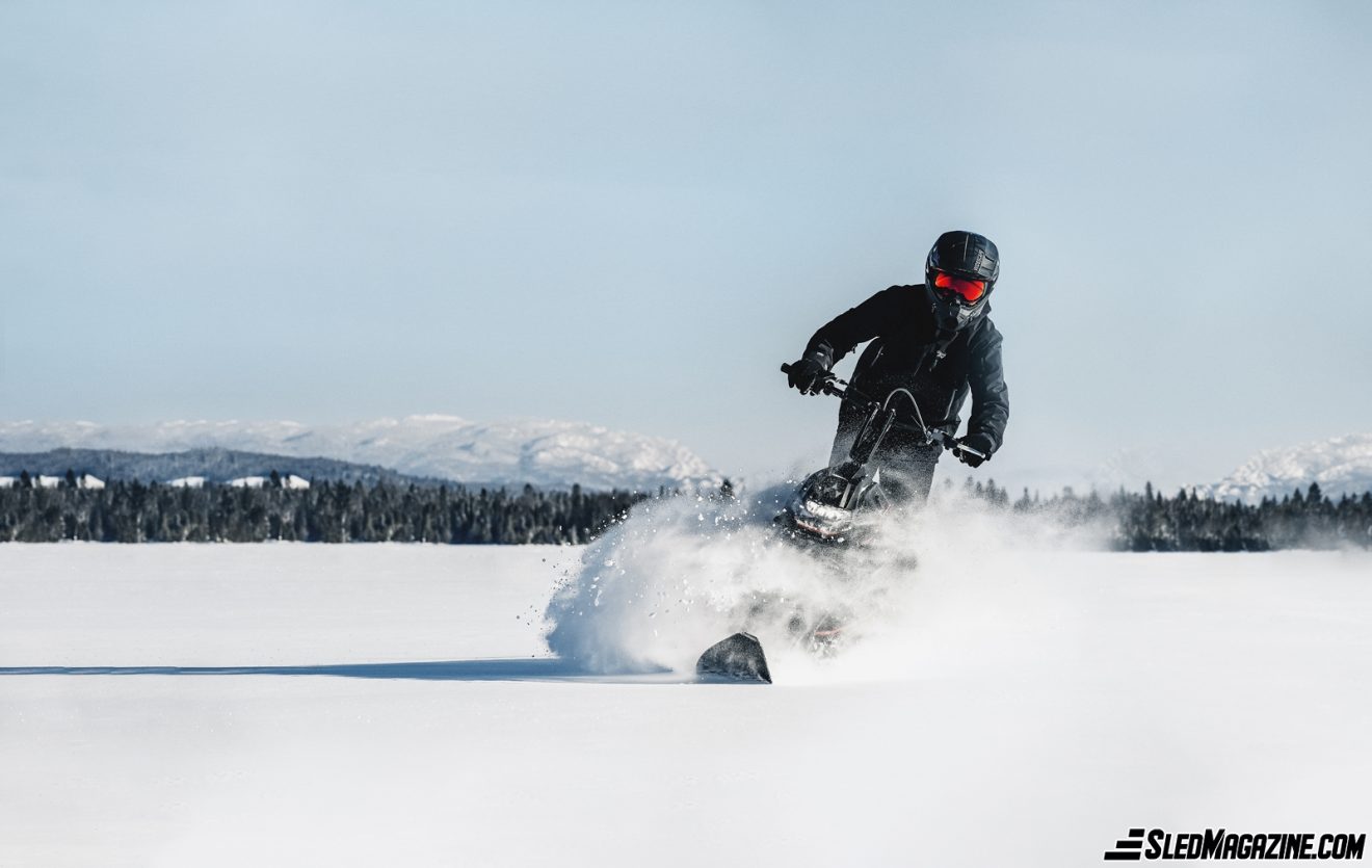Widescape, a new stand-up snowmobile!
