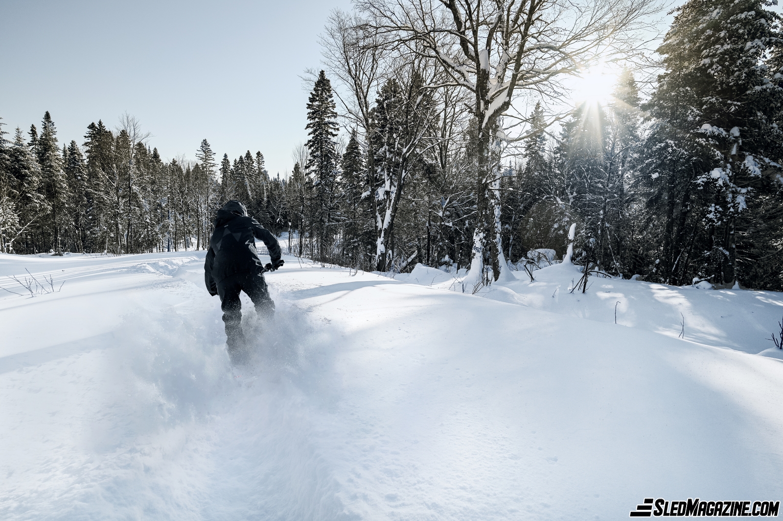 Widescape, a new stand-up snowmobile!