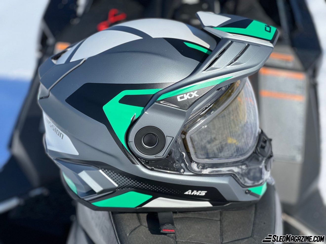 CKX Mission AMS Helmet Review — A Remarkable Choice|SledMagazine.com