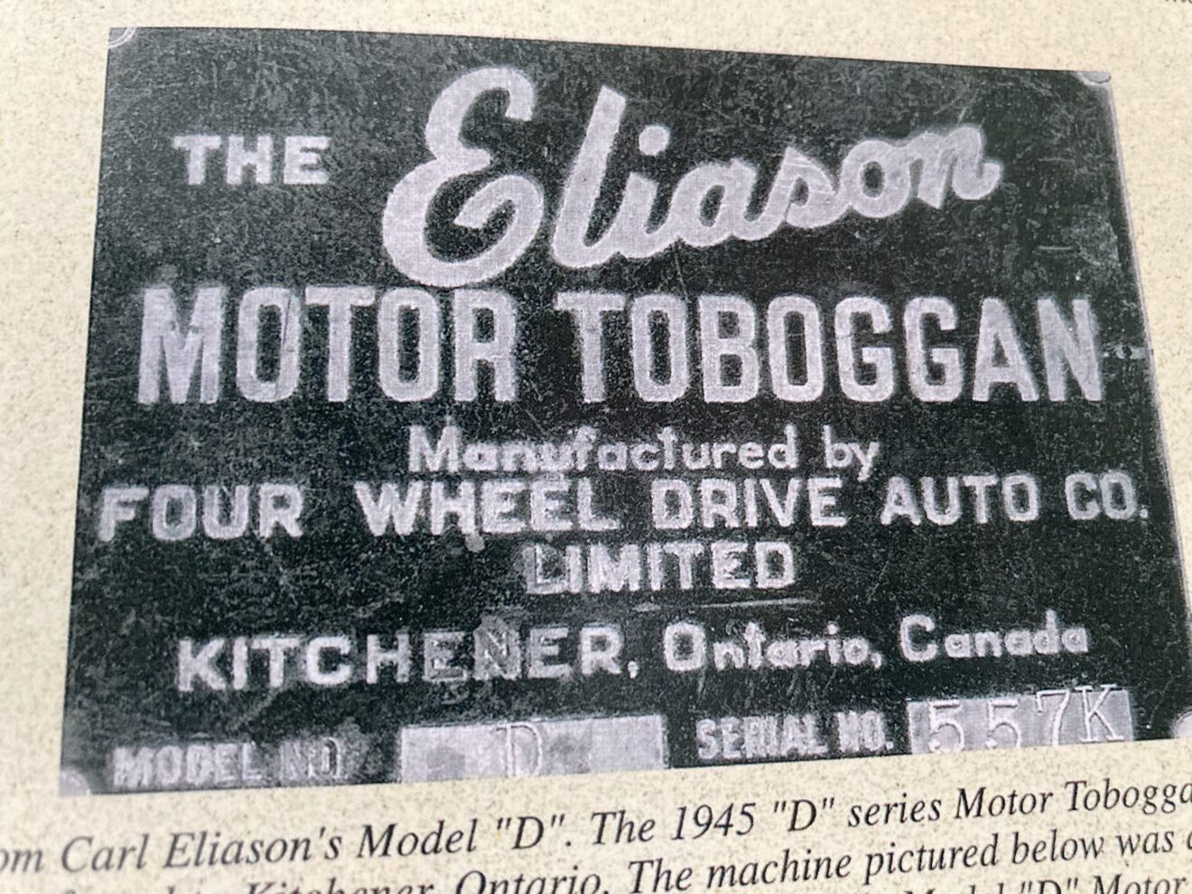Eliason Motor Toboggan Part 2: A Legacy in Snowmobile History